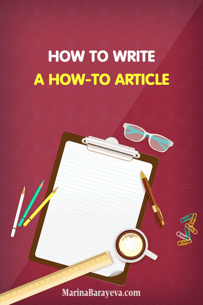 How to Write a How-to Article